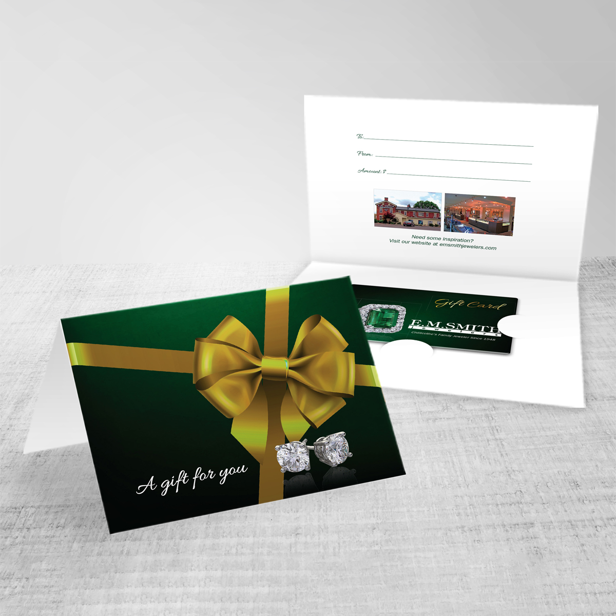 Gift Card Carriers - Hershel Barg & Associates