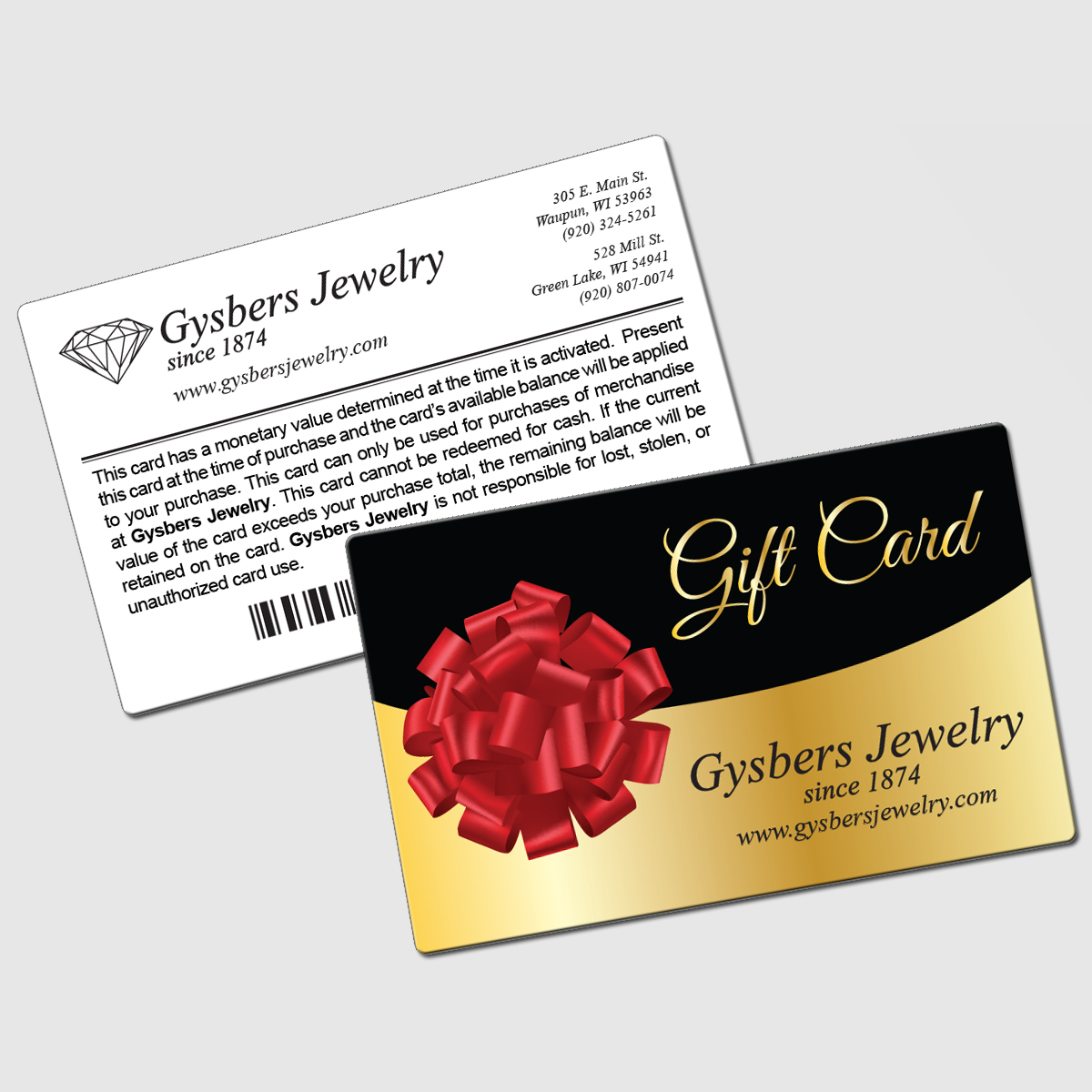Gift Cards - Hershel Barg & Associates